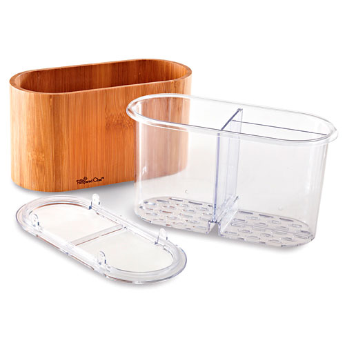 Bamboo Sink Caddy - Shop | Pampered Chef Canada Site