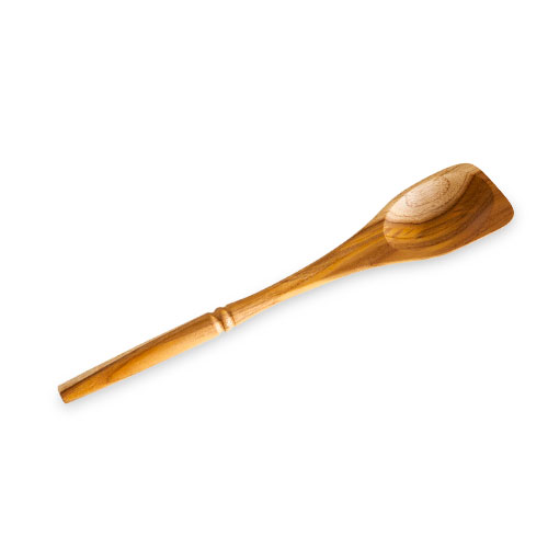 Teak Wooden Corner Spoon - Shop | Pampered Chef US Site