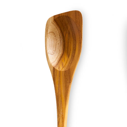 Teak Wooden Corner Spoon - Shop | Pampered Chef US Site