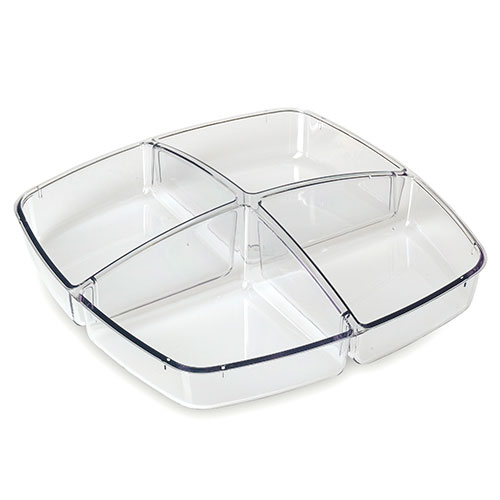 4-Section Tray for Small Square Cool & Serve - Shop | Pampered Chef US Site