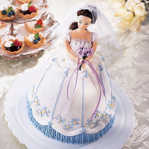 Barbie doll cooking cake store