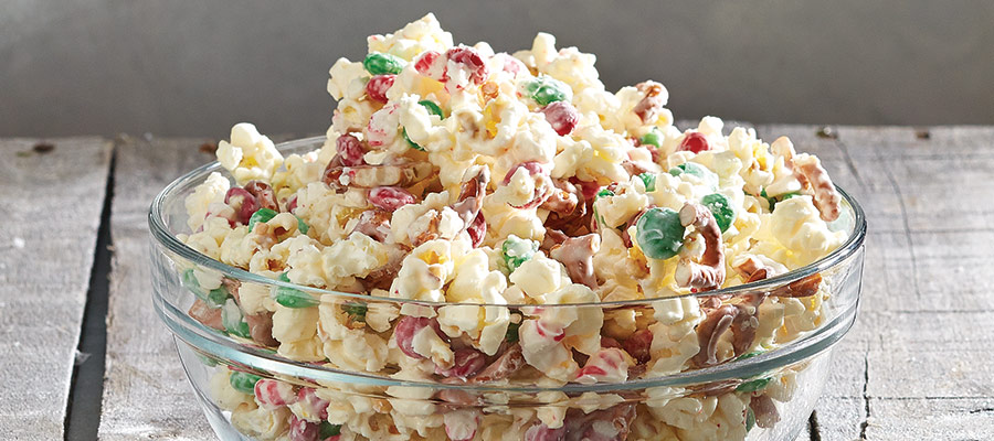 Holiday Popcorn Crunch Bark | Pampered Chef Canada Site