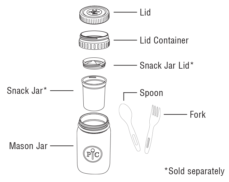 Make & Take Snack Jar - Shop | Pampered Chef US Site